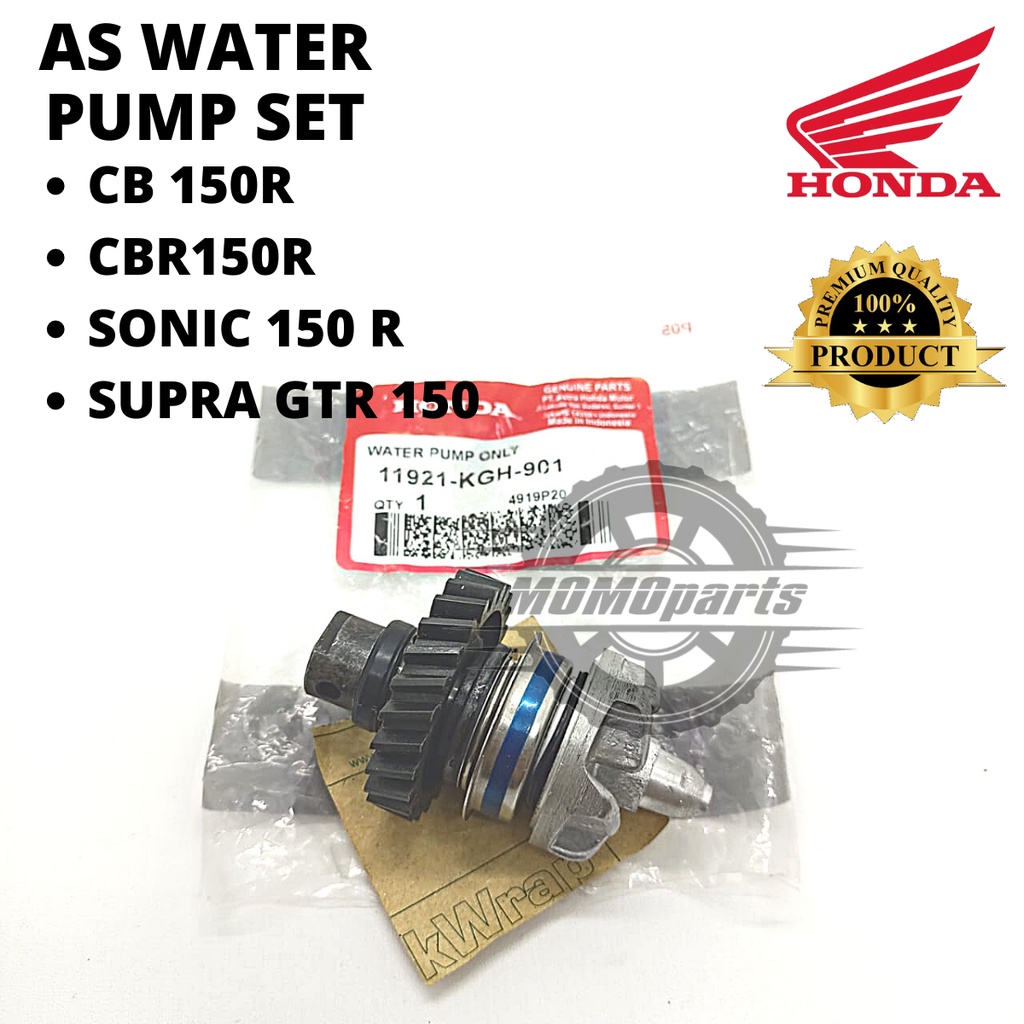 Jual ORIGINAL AS WATER PUMP ASSY SET KIPAS GEAR SEAL HONDA CB150R CBR150R SONIC 150 R SUPRA GTR ...