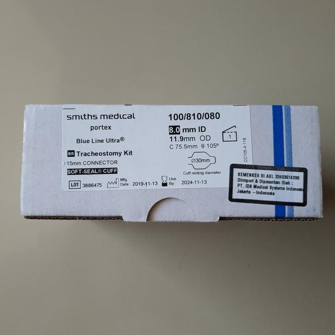 Jual Tracheostomy Kit Portex / Trakeostomi / Trakeostomy Kit 810 812 ...