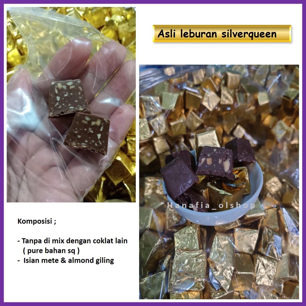 Jual COKLAT PIRAMID KILOAN HANAFIA COKLAT PIRAMID 500gr SILVERQUEEN ...