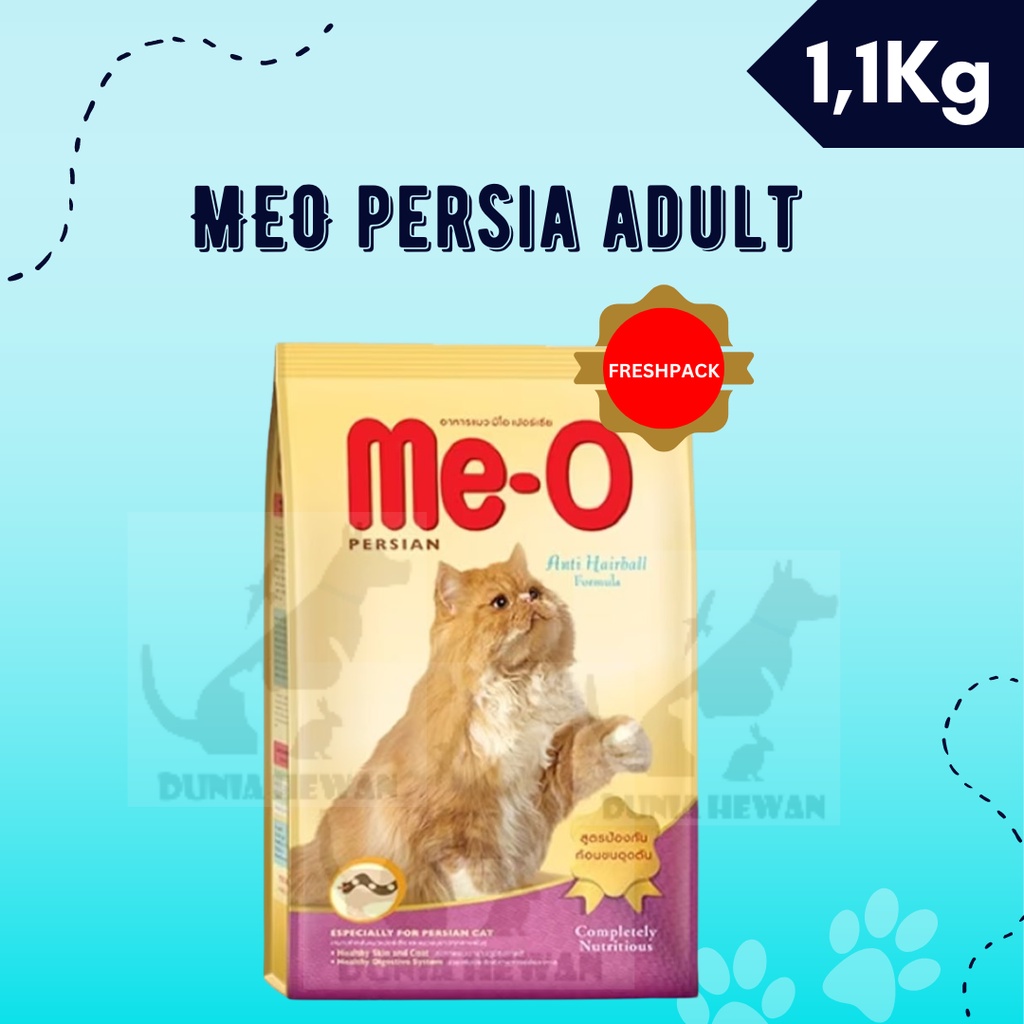 Jual Makanan Kucing Meo Me-o Persian/Persia Adult 1,1Kg 1,1 Kg 1.1kg 1. ...