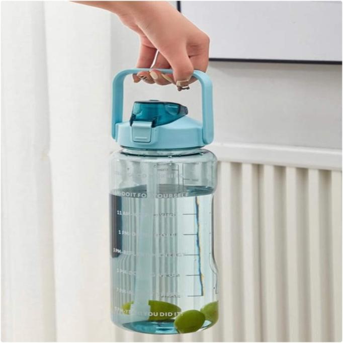 Jual Botol Minum Plastik Jumbo Tempat Penyimpanan Air 2 Liter Minimalis ...