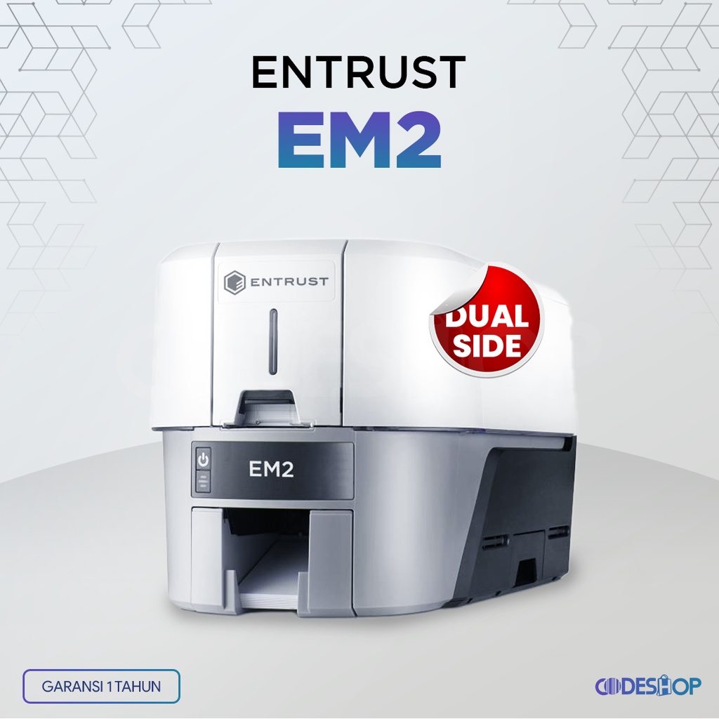 Jual ENTRUST SIGMA EM2 Dual Side Id Card Printer Port USB+LAN | Shopee ...