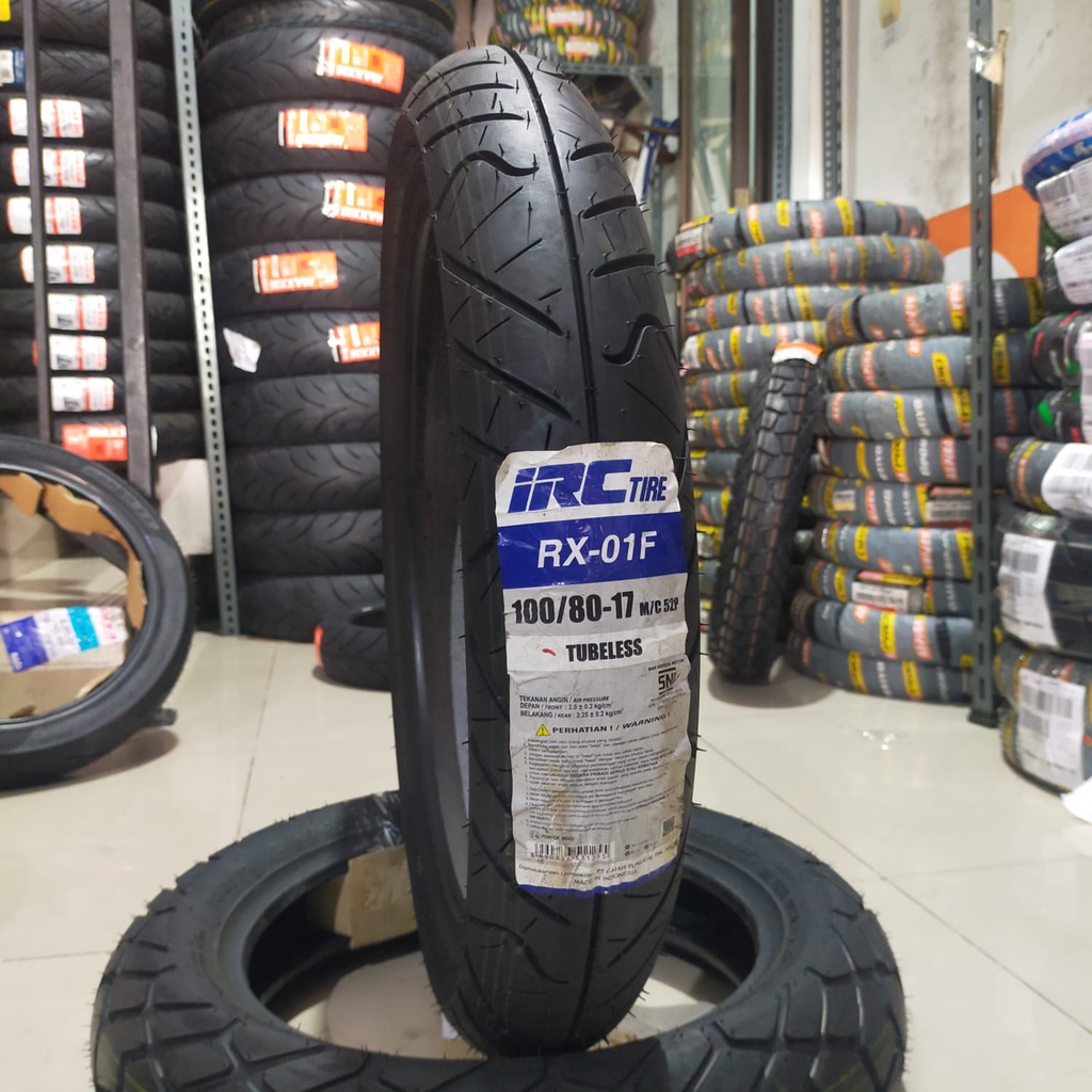 Jual Ban Motor Ring 17 IRC RX 01 F 100/80 Tubeless Byson R15 CBR Ninja Viar R25 | Shopee Indonesia