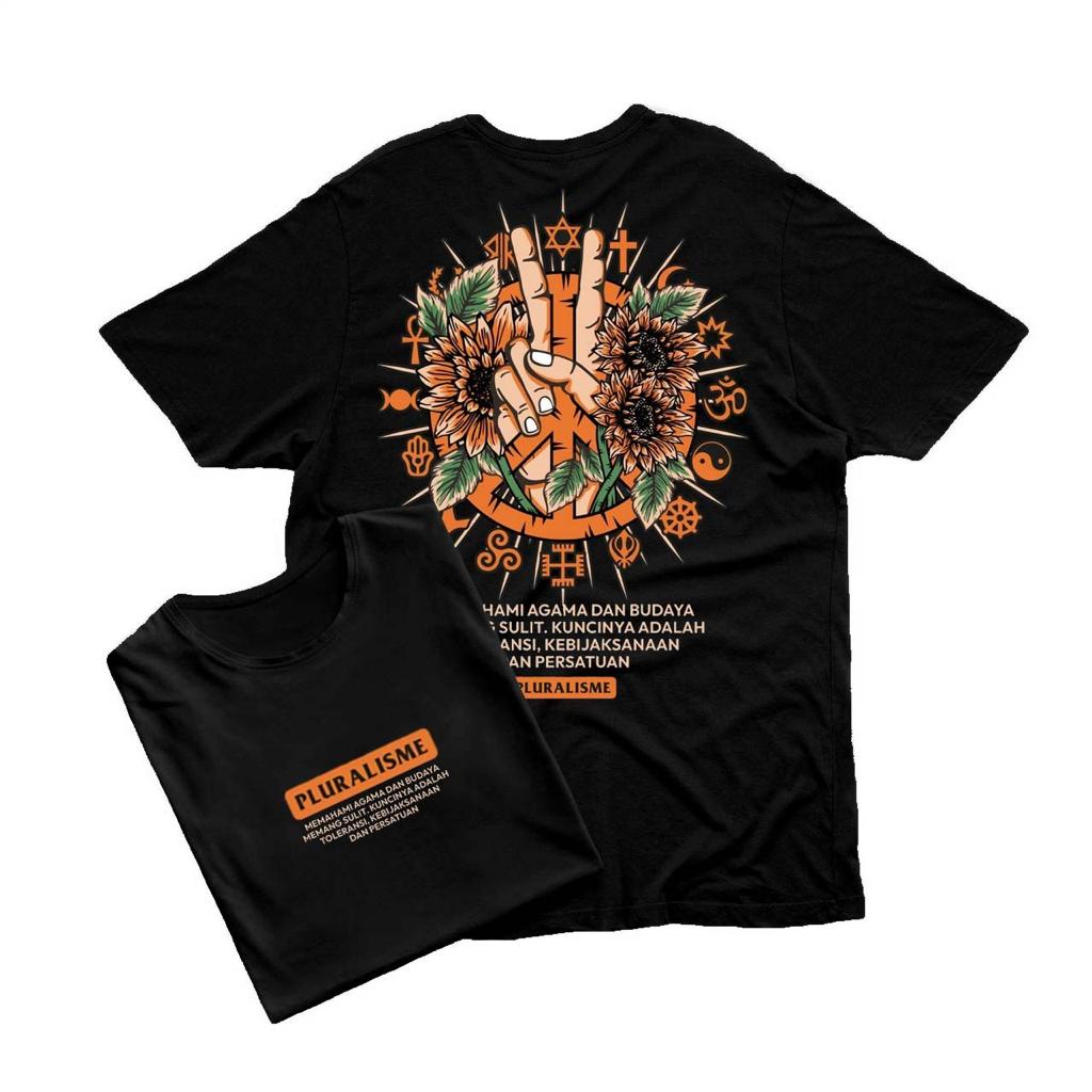 Jual KAOS SATANIC | KAOS PLURALISME | KAOS SATANIC KEPALANYA BERHIJAP ...