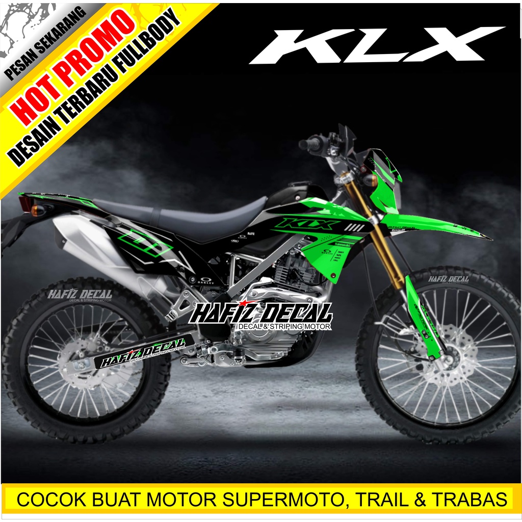 Jual DECAL KLX BF FULL BODY, DECAL KLX 150 FULL BODY, DECAL KLX ...