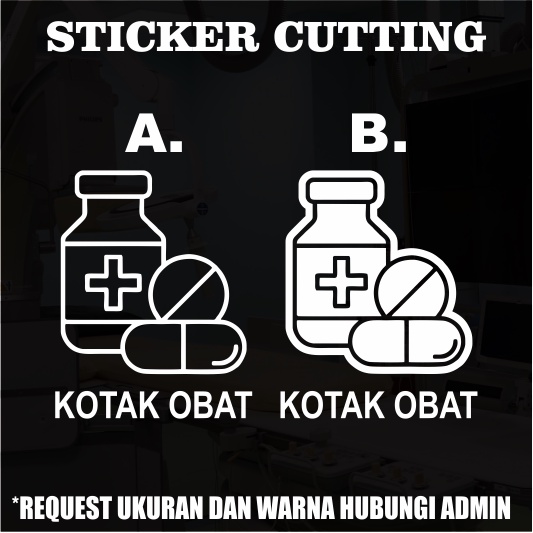 Jual Stiker Cutting Kotak Obat P3K / Sticker Cutting | Shopee Indonesia