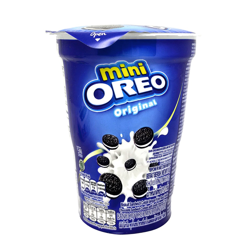 Jual BISKUIT OREO BISCUIT MINI CUP VANILLA STRAWBERRY CHOCO | Shopee ...