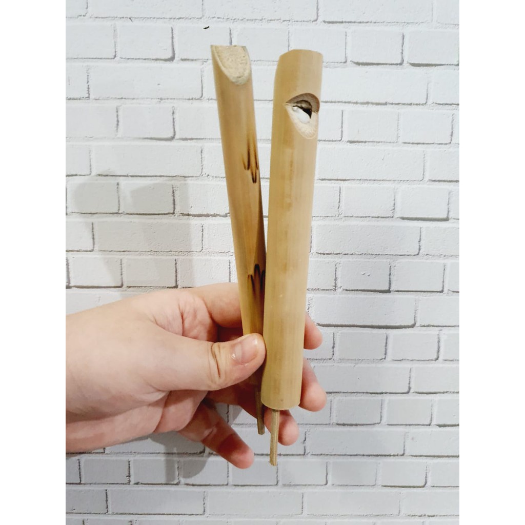 Jual Mainan Anak Suling Bambu Bunyi burung berkicau murah mainan jadul ...