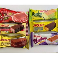 Jual ROTI APOLLO LAYER CAKE ISI 8 PANDAN , BLUE BERRY , COCOA ...