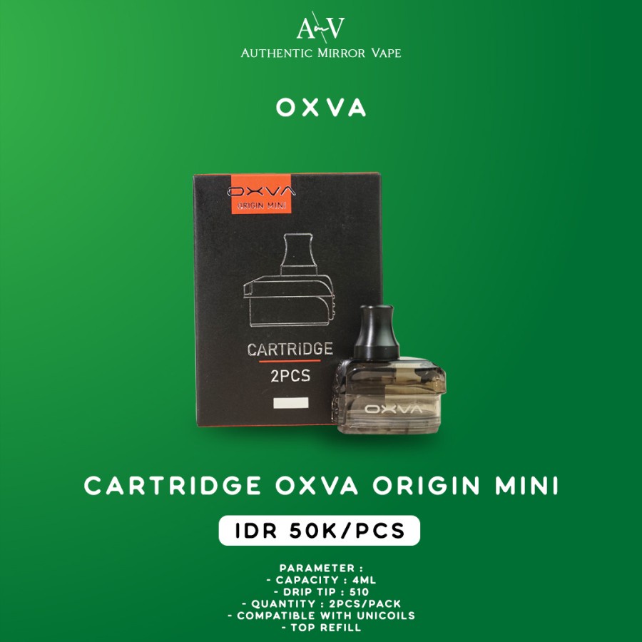 Jual Cartridge OXVA Origin Mini Empty Pod No Coil 100% Authentic - CC ...