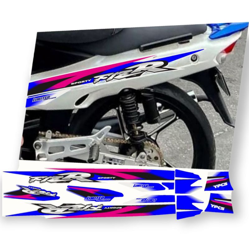 Jual Sticker striping motor yamaha fiz r limited edition lis bodi F1 ZR ...