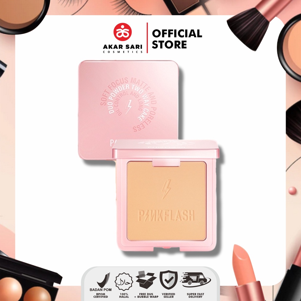 Jual PINKFLASH DUO EFFECT PRESSED POWDER - Bedak Padat - F17 | Shopee ...