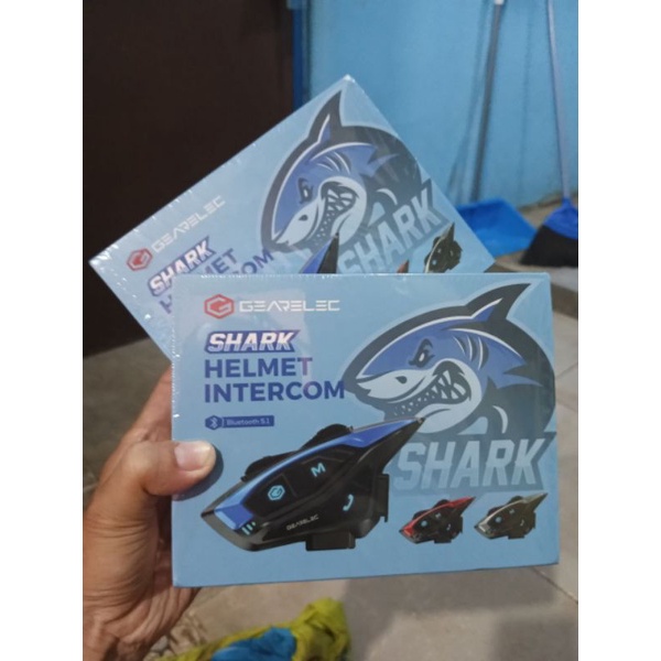 Jual intercom gearelec shark 2 rider komunikasi bluetooth helm terbaru ...