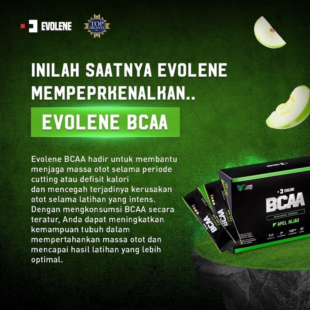 Jual BCAA EVOLENE 1 SACHET ECERAN HALAL PER SACHET | Shopee Indonesia