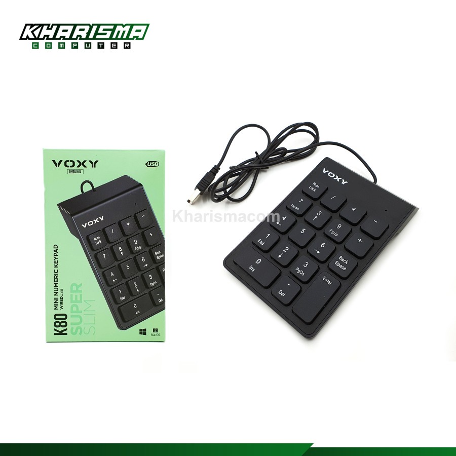 Jual [ kharismacomofficial ] VOXY IBM KEYBOARD K80 | KEYBOARD NUMERIC ...
