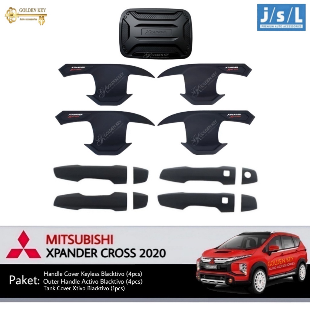 Jual PAKET Xpander Cross 2020 Cover Handle Keyless + Outer Handle ...