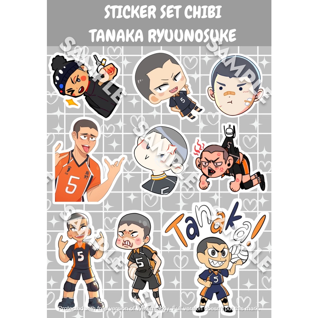 Jual STICKER SET CHIBI A6 HAIKYUU EDISI KARASUNO KAGEYAMA HINATA SHOYO ...