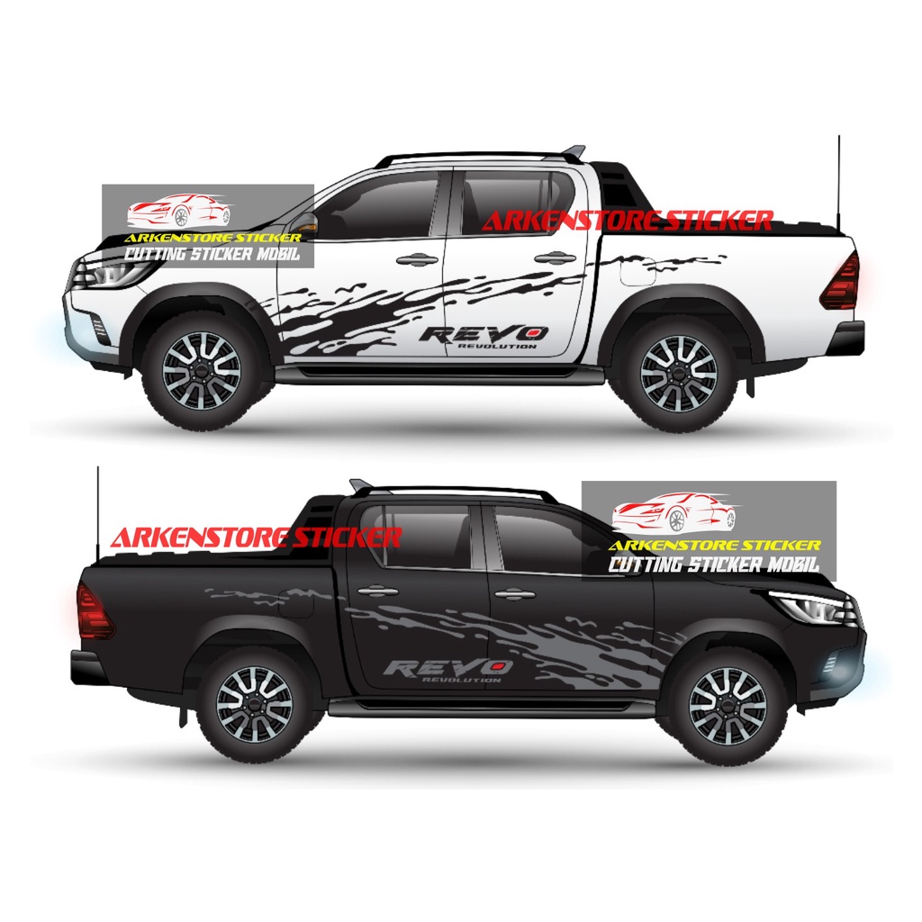 Jual terbaru sticker stiker mobil revo striping sticker mobil toyota ...