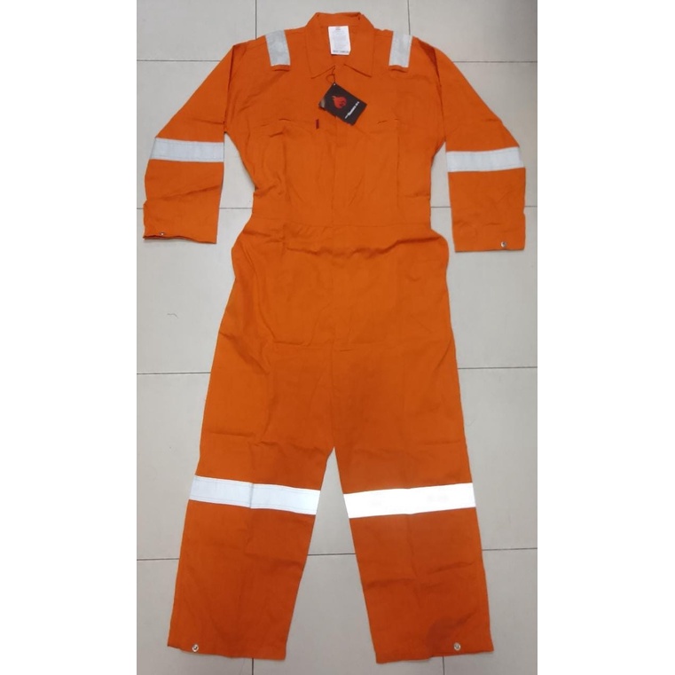 Jual Wearpack Nomex IIIA 3A Coverall Fire Retardant - Orange, ukuran M ...