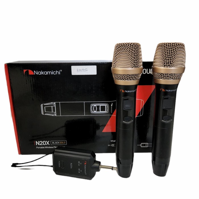Jual Mic Wireless Nakamichi N20X N 20X Handheld Microphone Original Garansi | Shopee Indonesia