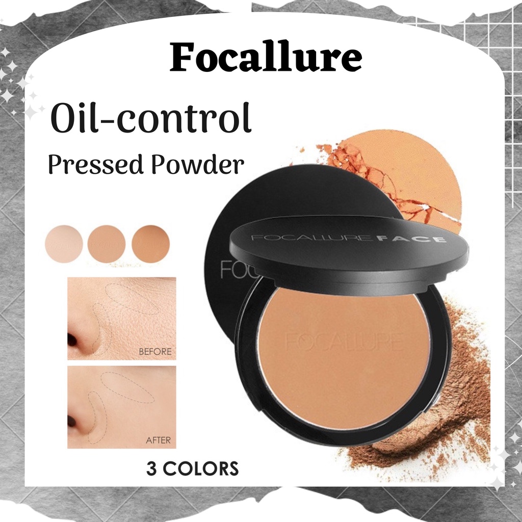 Jual Focallure Oil Control Pressed Powder Matte / Bedak Padat | Shopee ...