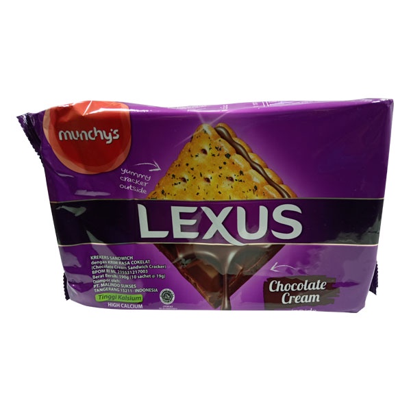 Jual LEXUS CHOCOLATE CRACKERS 190 GR - BISKUIT | Shopee Indonesia