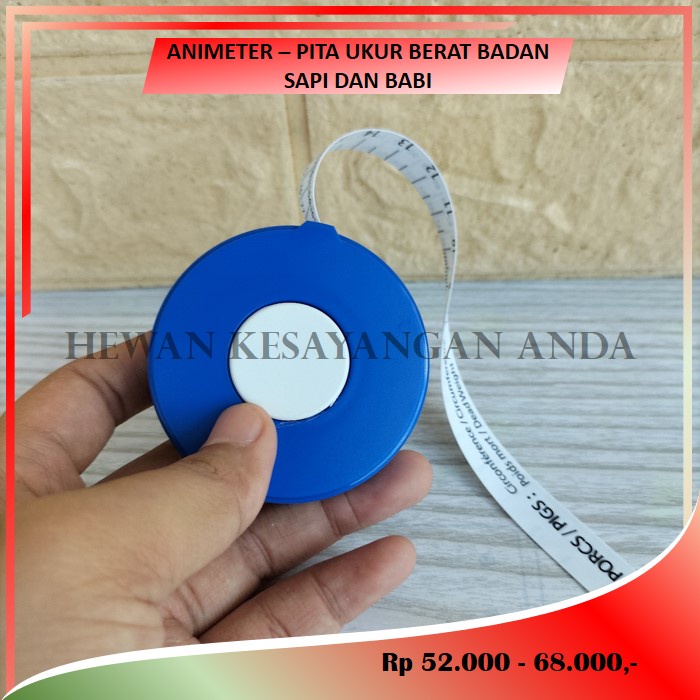 Jual Animeter Pita Ukur Berat Badan Ternak Alat Ukur Lingkar Dada Sapi ...