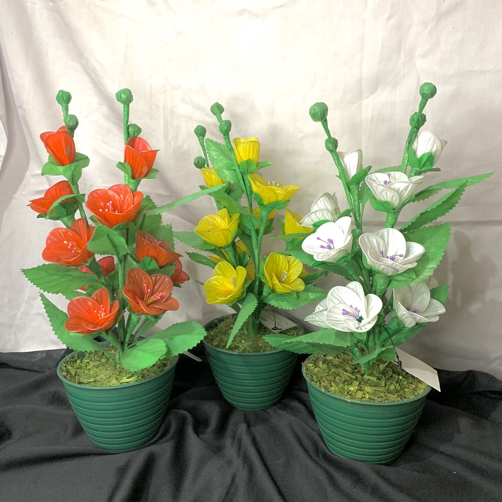 Jual Bunga Kresek SH - Daur Ulang Plastik Kresek - Bunga Daur Ulang ...