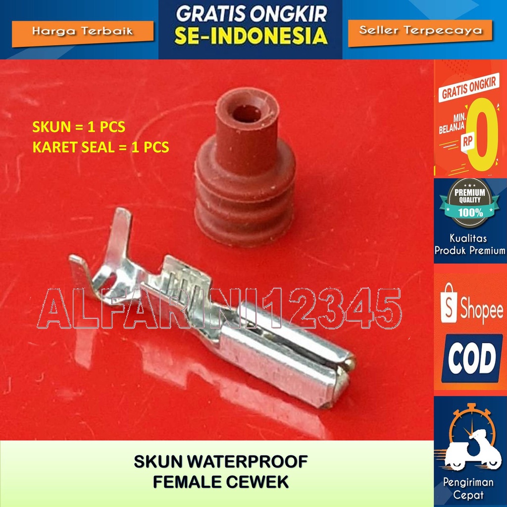 Jual Skun anti air waterproof Female beserta karet nya - SKUN ...