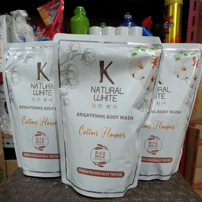 Jual k natural white sabun mandi cair body wash 400ml | Shopee Indonesia