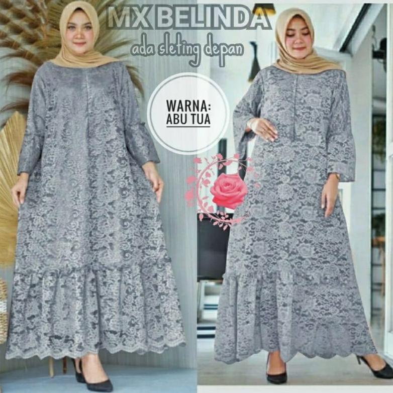 Jual GAMIS 5L JUMBO LD140 KEKINIAN BAJU GAMIS BESAR UKURAN JUMBO LD 120 130 140 TERBARU LINDA ...