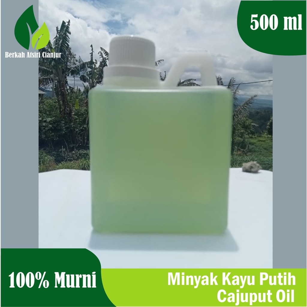 Jual 500ml minyak atsiri kayu putih asli murni penyulingan tanpa campuran esensial essential ...