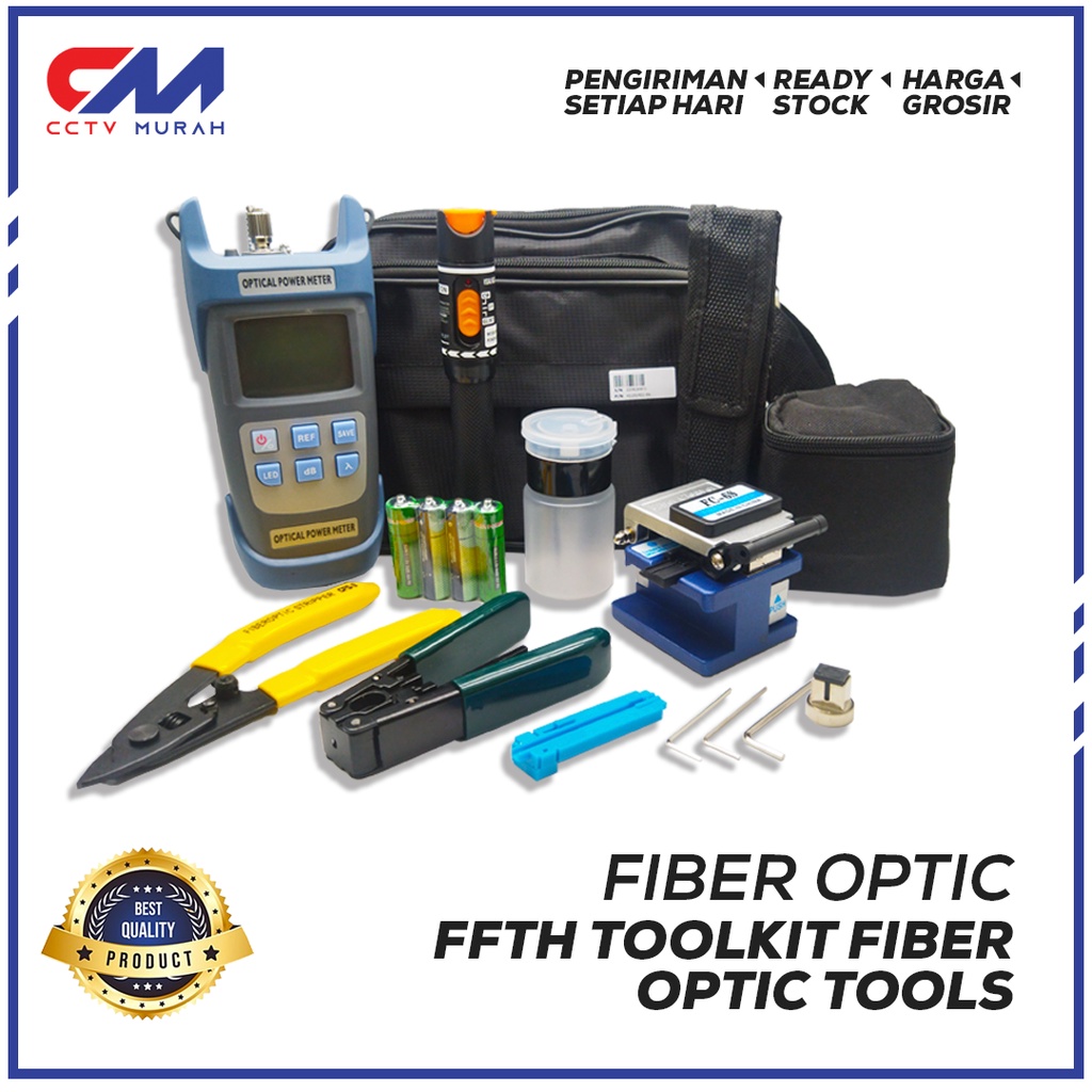 Jual FIBER OPTIC FTTH TOOLKIT / CATV FIBER OPTIC TOOL KIT | Shopee ...