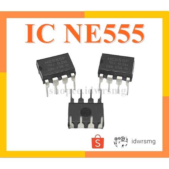 Jual NE555P NE555 NE 555 ne555 ne 555 ne555p DIP ic precision timer | Shopee Indonesia