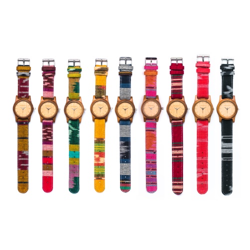 Jual Woodka Mini Loca Jati Classic & Tenun Strap | Jam tangan kayu unik ...