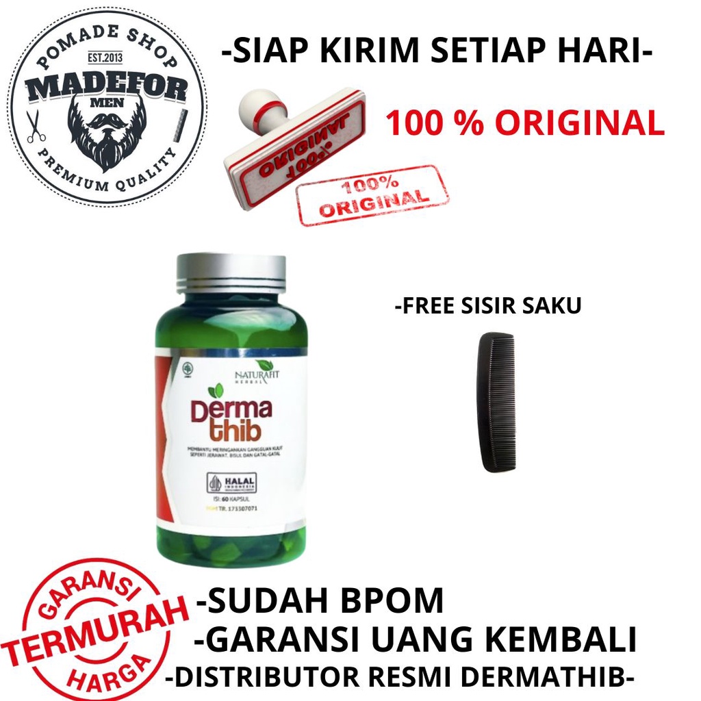 Jual DERMATHIB OBAT JERAWAT KAPSUL JERAWAT DAN BEKAS JERAWAT SUDAH BPOM ...