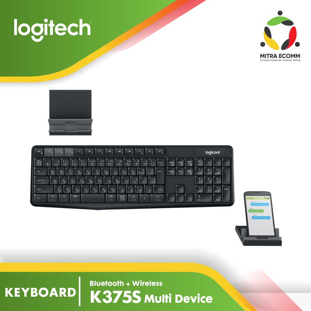 Jual KEYBOARD LOGITECH MULTI DEVICE BLUETOOTH K375 | Shopee Indonesia