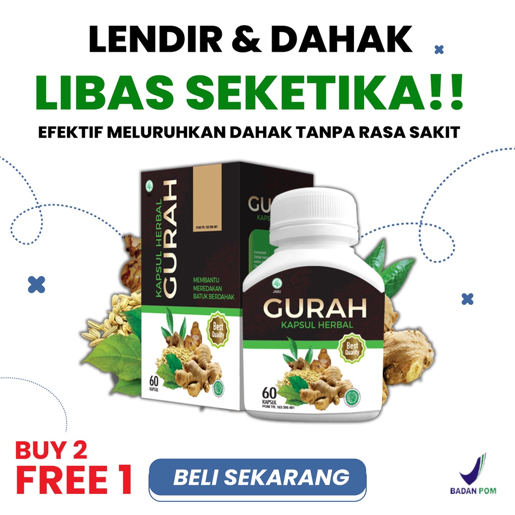 Jual Gurah Asli Original Gurahfit Obat Batuk Flu Sesak Radang ...