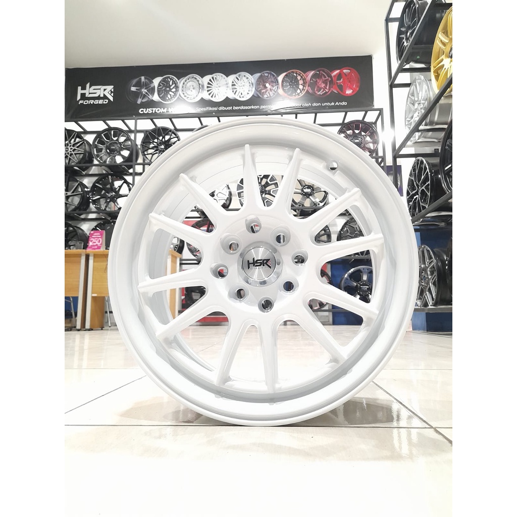 Jual Velg Mobil HSR Buat Calya Sigra Civic Timor dll Type ENDE 346 Ring 15 Warna Putih | Shopee ...