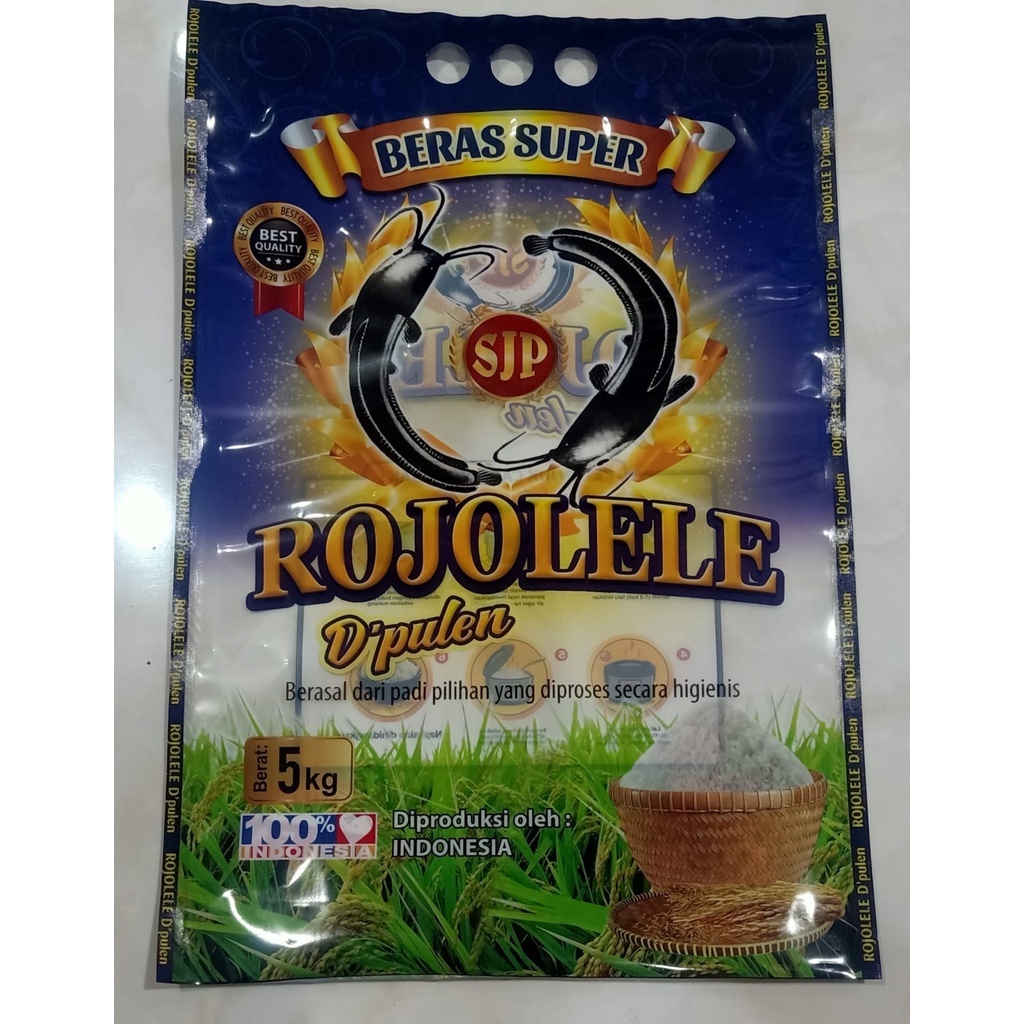Jual 1000 Pcs Kemasan Beras Rojo Lele 5 KG | Shopee Indonesia