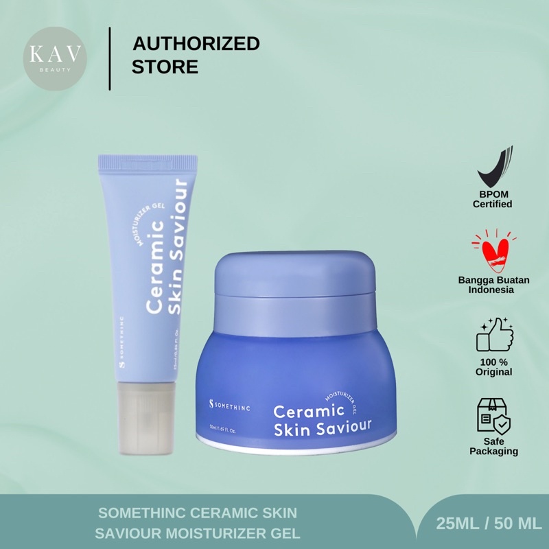 Jual Somethinc Ceramic Skin Saviour Moisturizer Gel - Pelembab Pagi dan ...