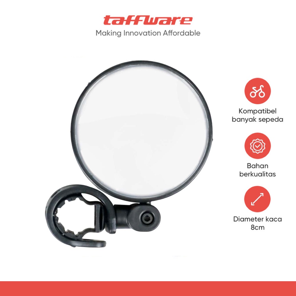 Jual TaffSPORT Kaca Spion Sepeda Bike Blindspot Rearview 1PCS - HF00954 ...