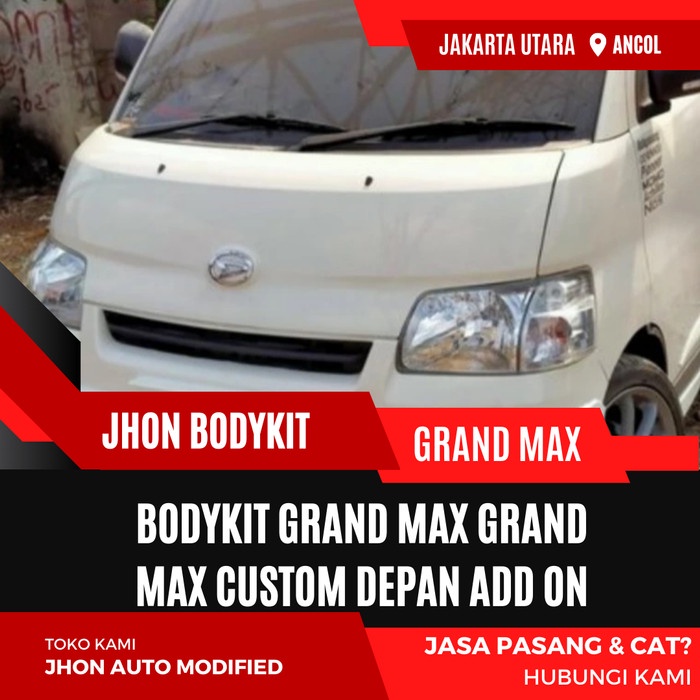 Jual BODYKIT GRAND MAX GRAND MAX CUSTOM DEPAN ADD ON | Shopee Indonesia
