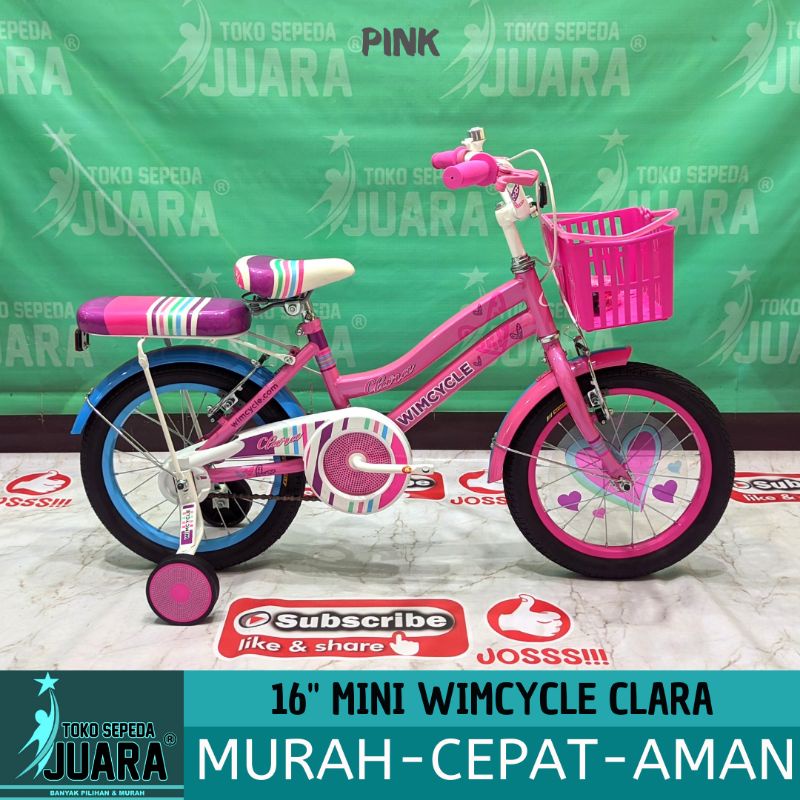Jual SEPEDA MINI ANAK WIMCYCLE CLARA 16 INCH | Shopee Indonesia