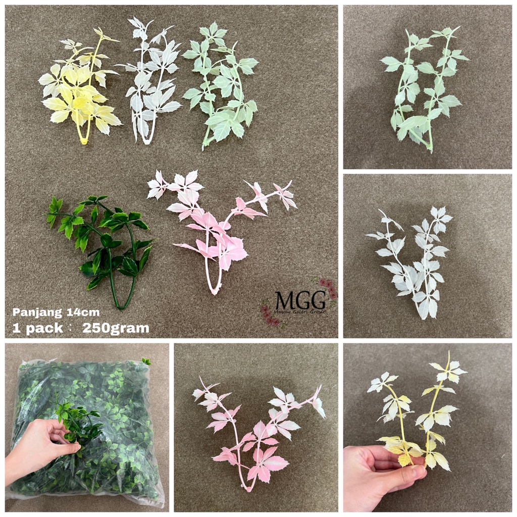 Jual Daun Rumput Hias Variasi Lilac Cabang 2 (1Pack:250Gr ) Daun Rumput ...