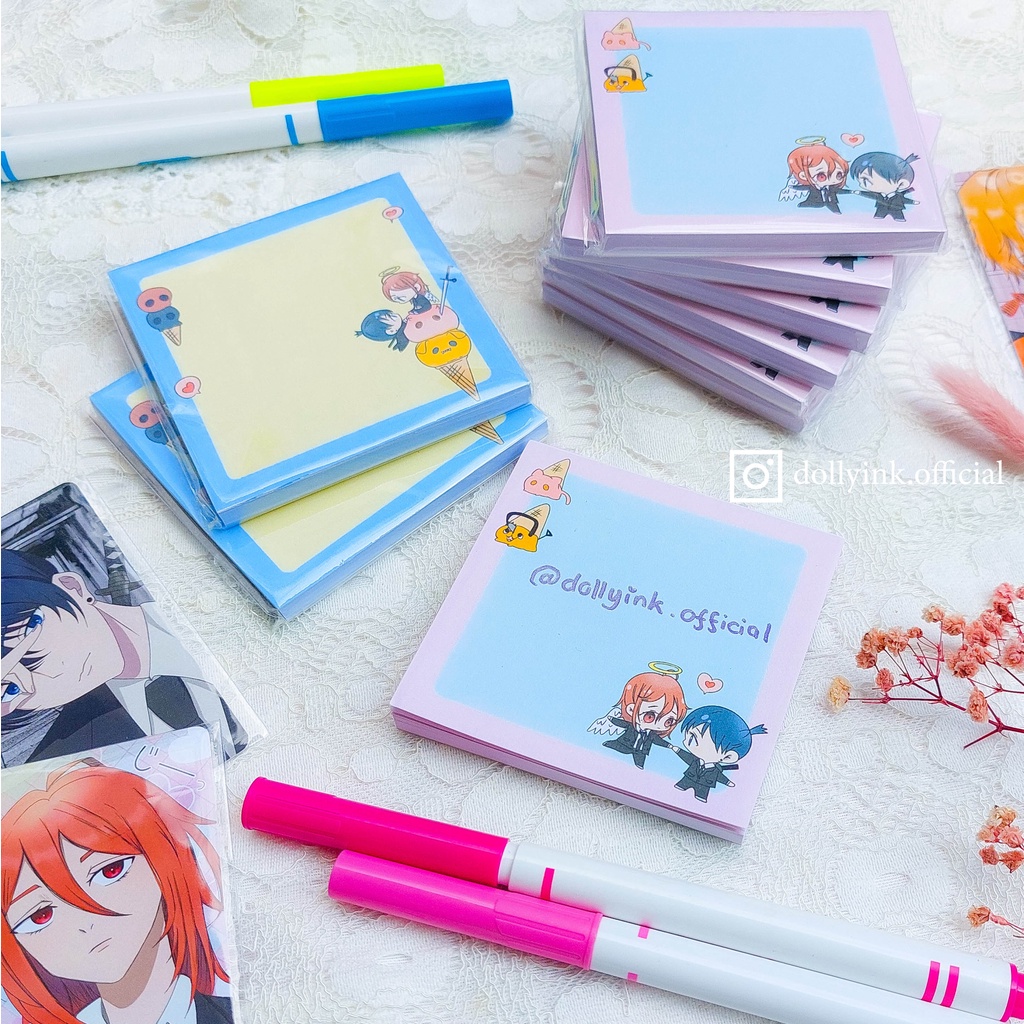 Jual Memo anime by dollyink.official/memo anime/anime note/memo/note ...