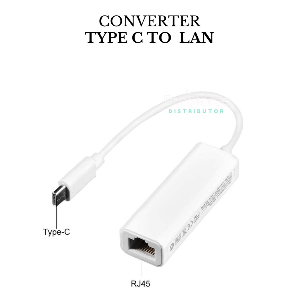Jual USB Type-C To LAN RJ45 /Type C to Ethernet LAN Adapter/Usb to Lan ...