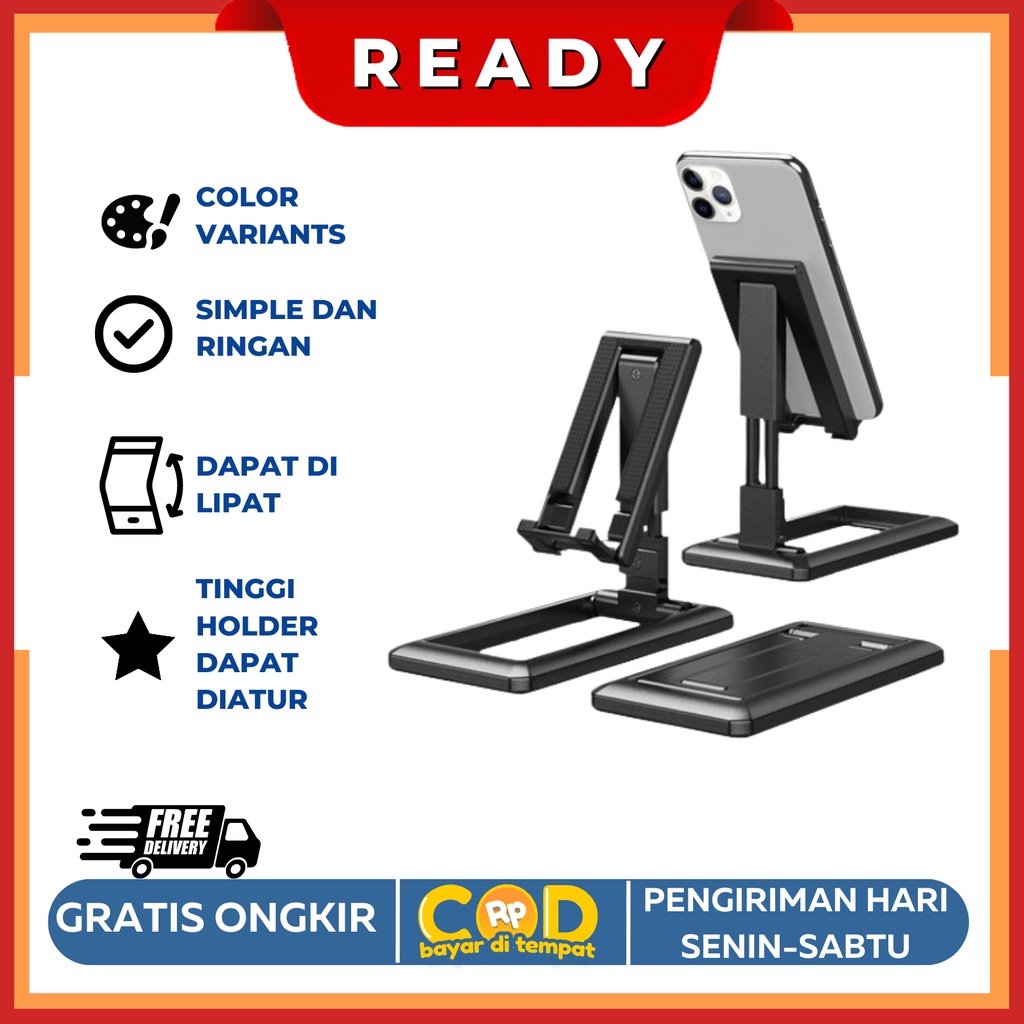 Jual STAND HOLDER HP HD-28 - HOLDER STAND HP - FOLDING DESKTOP PHONE ...