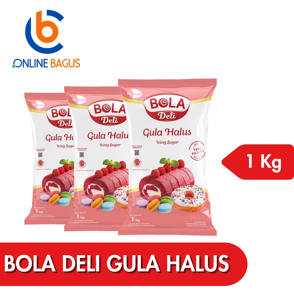 Jual Bola Deli Gula Halus 1 kg | Shopee Indonesia