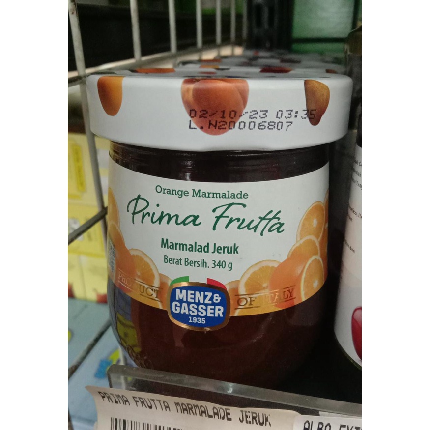 Jual Menz & Gasser Prima frutta marmalade jeruk 340g | Shopee Indonesia